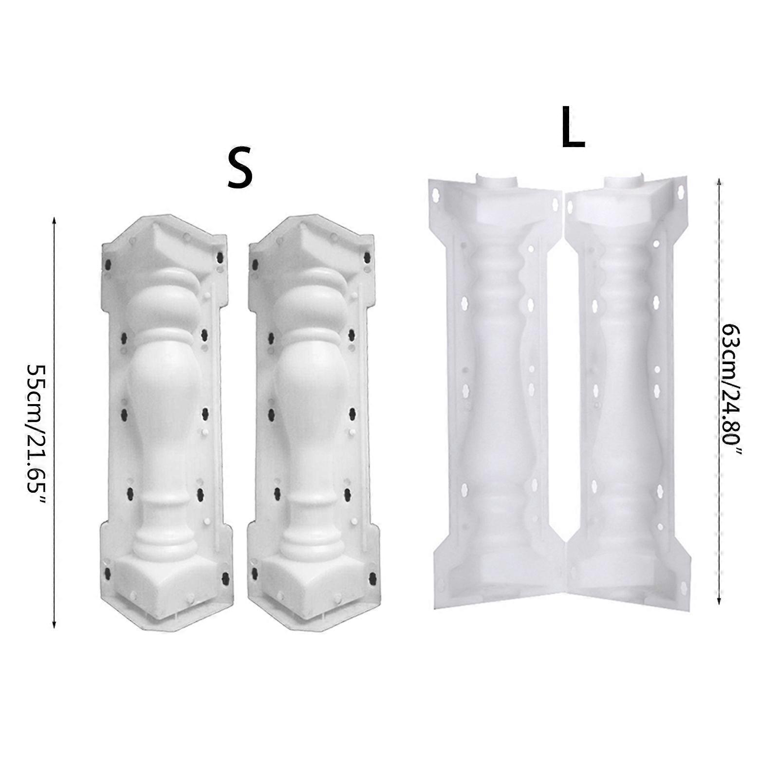 Garden Roman Column Mold Edging Stone Effect DIY Courtyard Garden ...