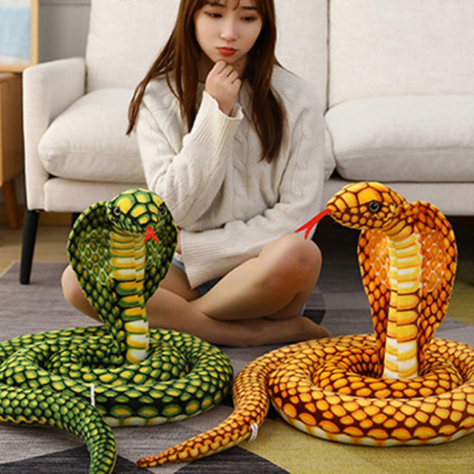 2.4m Realistic Rubber Fake Snake Garden Props Halloween Joke Prank ...