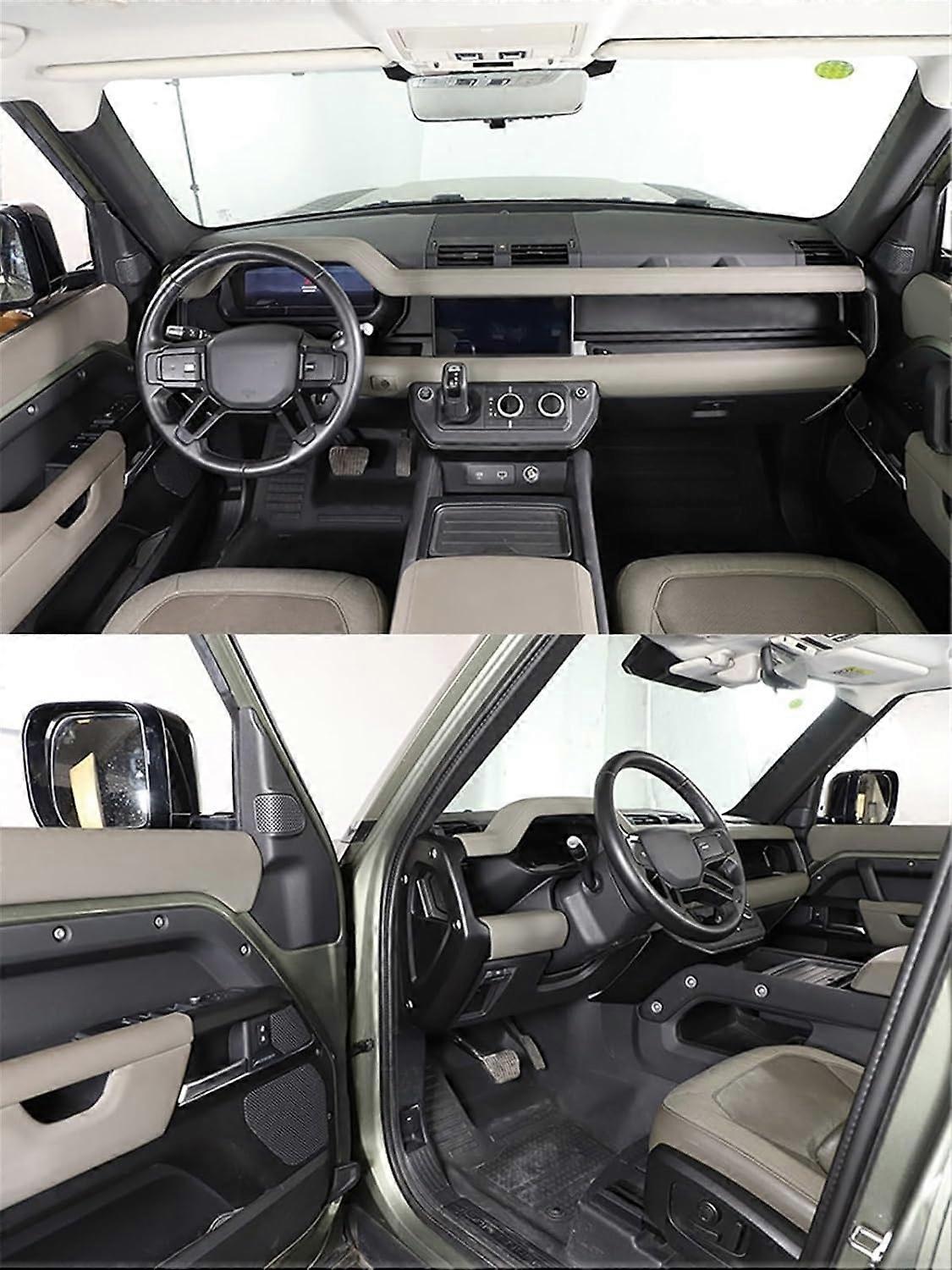 Matte Black Center Control Steering Wheel Dashboard Panel Door Handle ...