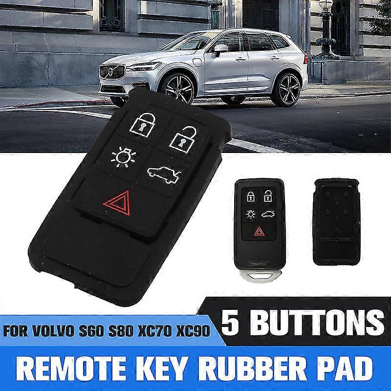 For Volvo S60 V60 S70 V70 Xc60 Xc70 Smart Key Pad 5 Buttons Replacement ...
