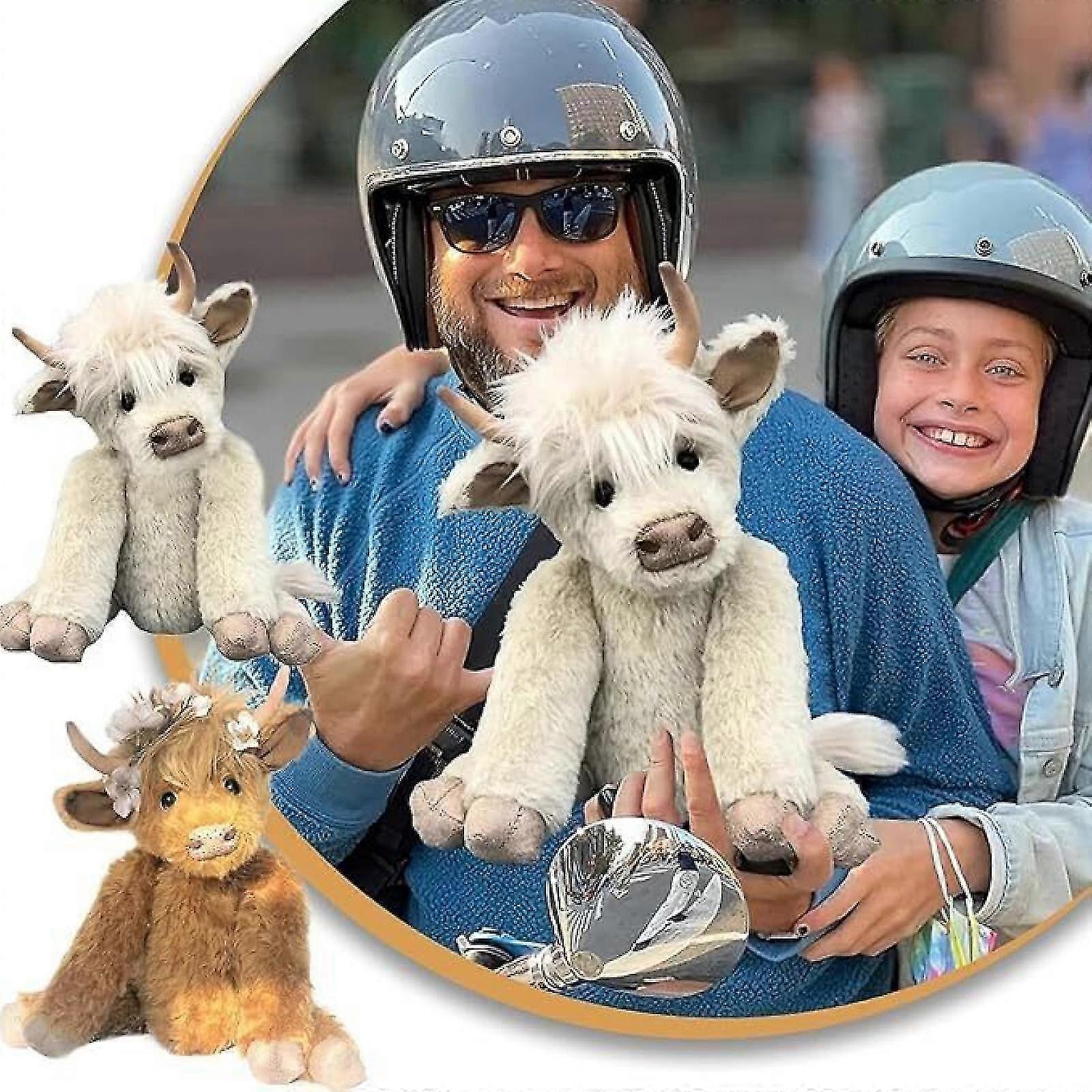 2024 Highland Cow Wearing Flowers,scottish Handmade Highland Cattle ...