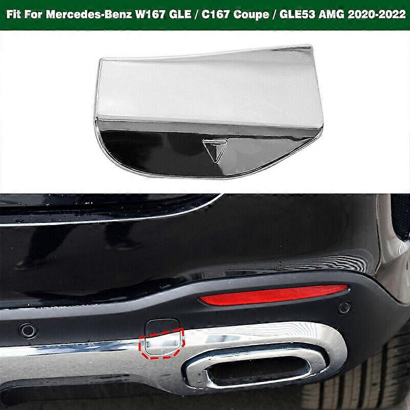 Chrome Rear Bumper Tow Hook Cover Cap For Mercedes W167 GLE & 53AMG ...