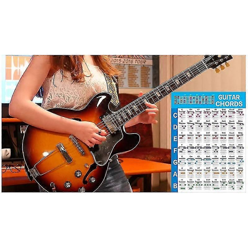 Acoustic Guitar Practice Chords Scale Chart Guitar Chord Fingering Diagram Lessons Music ...
