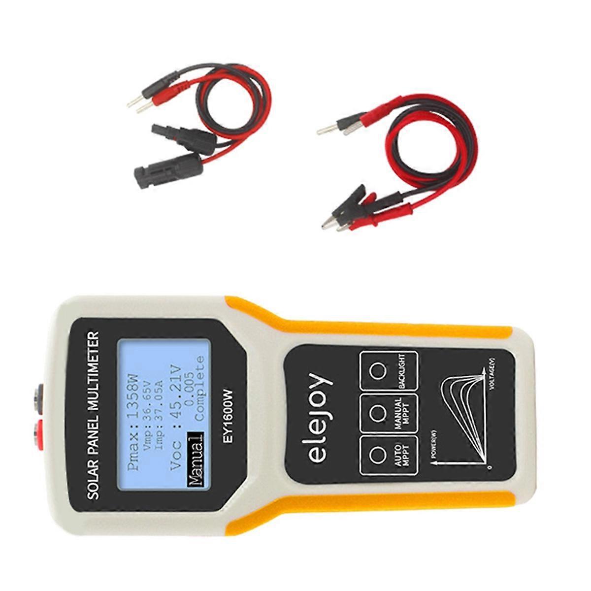1600W Photovoltaic Panel Multimeter Solar Panel MPPT Tester Open ...