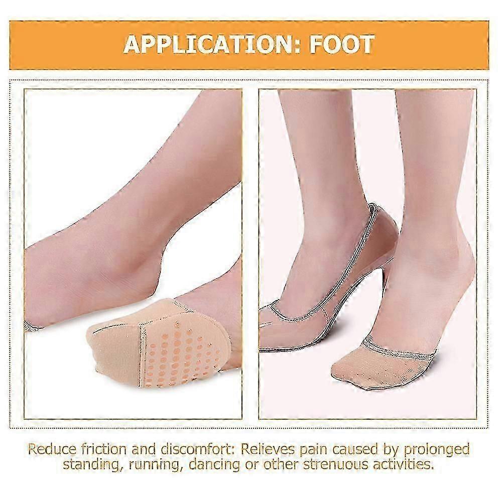 4 Pairs Women's Socks & Hosiery Half Socks Women Toe Cover Forefoot ...