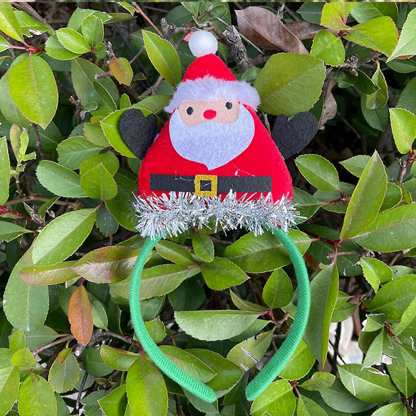 Santa Headbands Christmas Hairbands Cosplay Hair Hoop Headbands ...