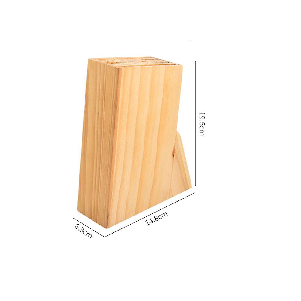 Basics Knife Block Multi-grip Kitchen Knife Holder Log Knife Holder ...