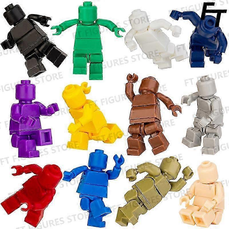 Super Movable Hyperactive Mini Action Figures Multi-joint Bricks ...
