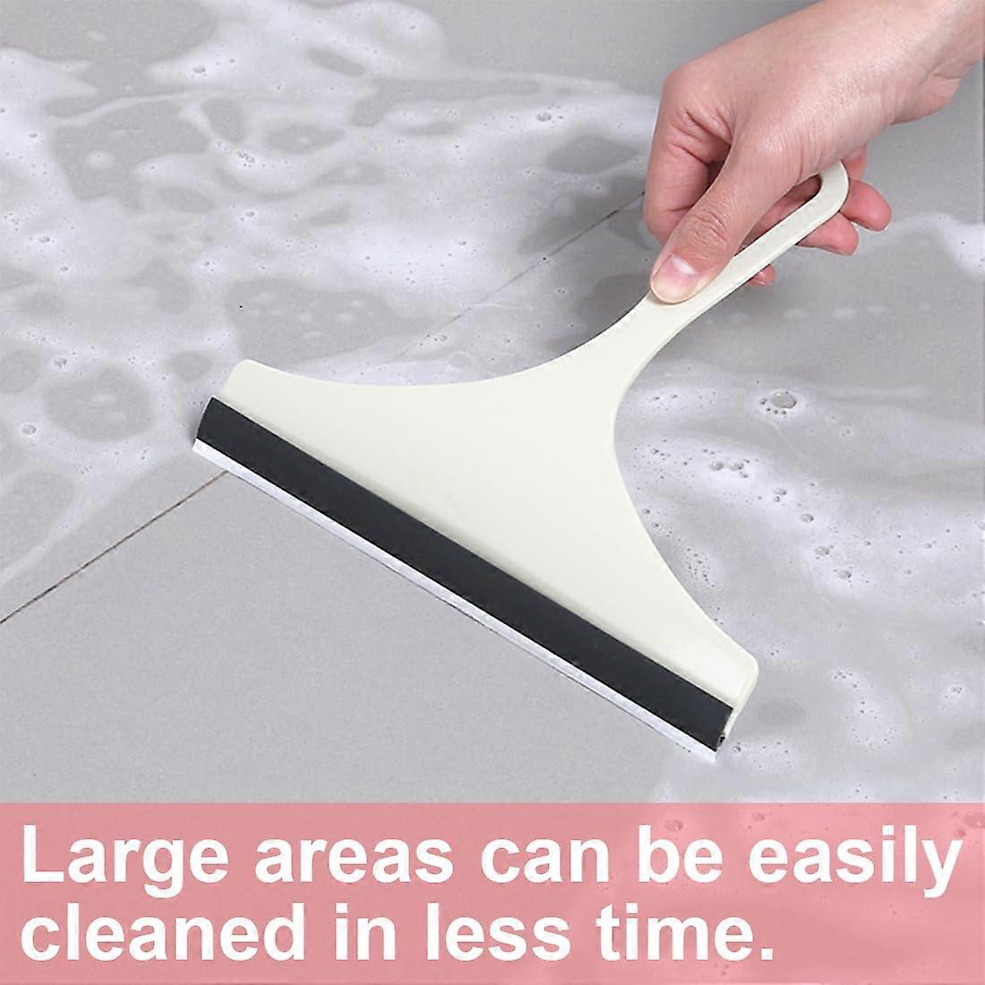 Shower Squeegee 3-Piece Set, Hygienic Rubber-Lip Squeegee for Shower ...