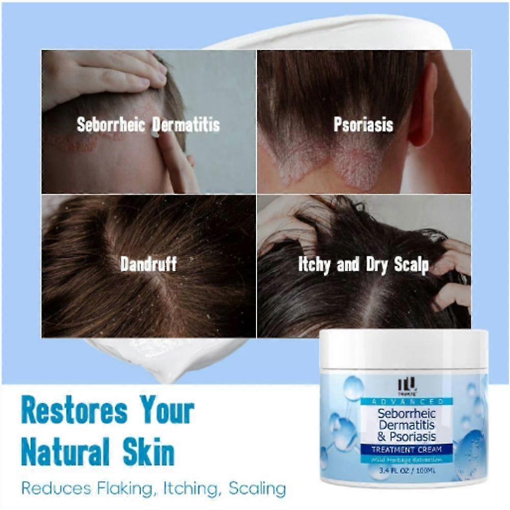 Seborrheic Dermatitis Cream, Anti Fungal Shampoo, Scalp Treatment for ...