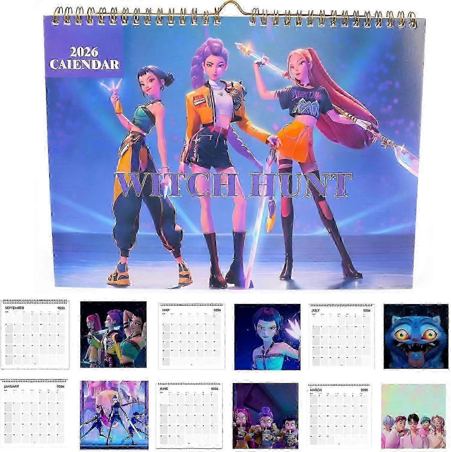 w Kpop Demon Hunter Calendar 2026 Calenda Kpop Demon Hunter Calendar ...