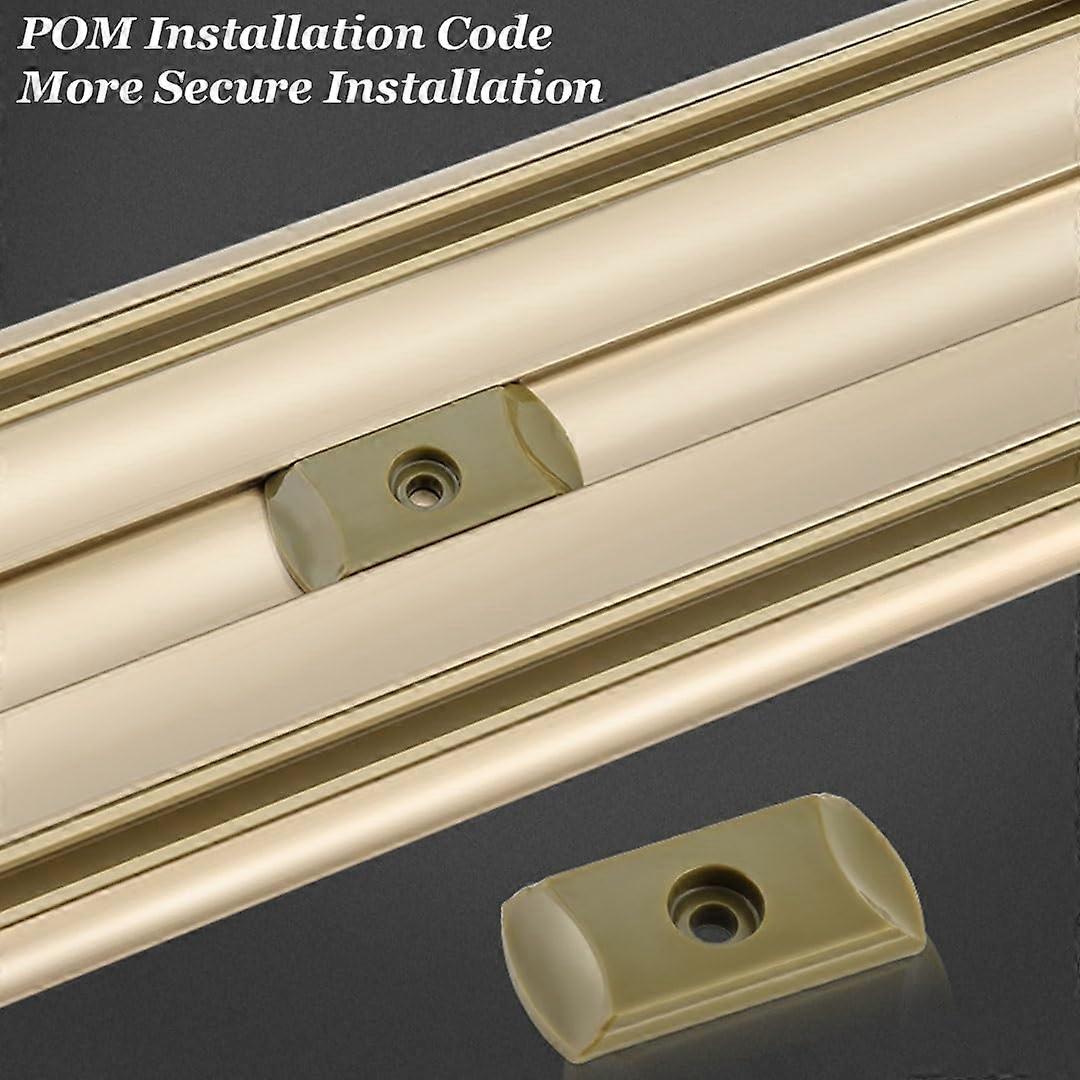 Ceiling Curtain Track Aluminium Double Rail 140cm Heavy Duty Bendable ...