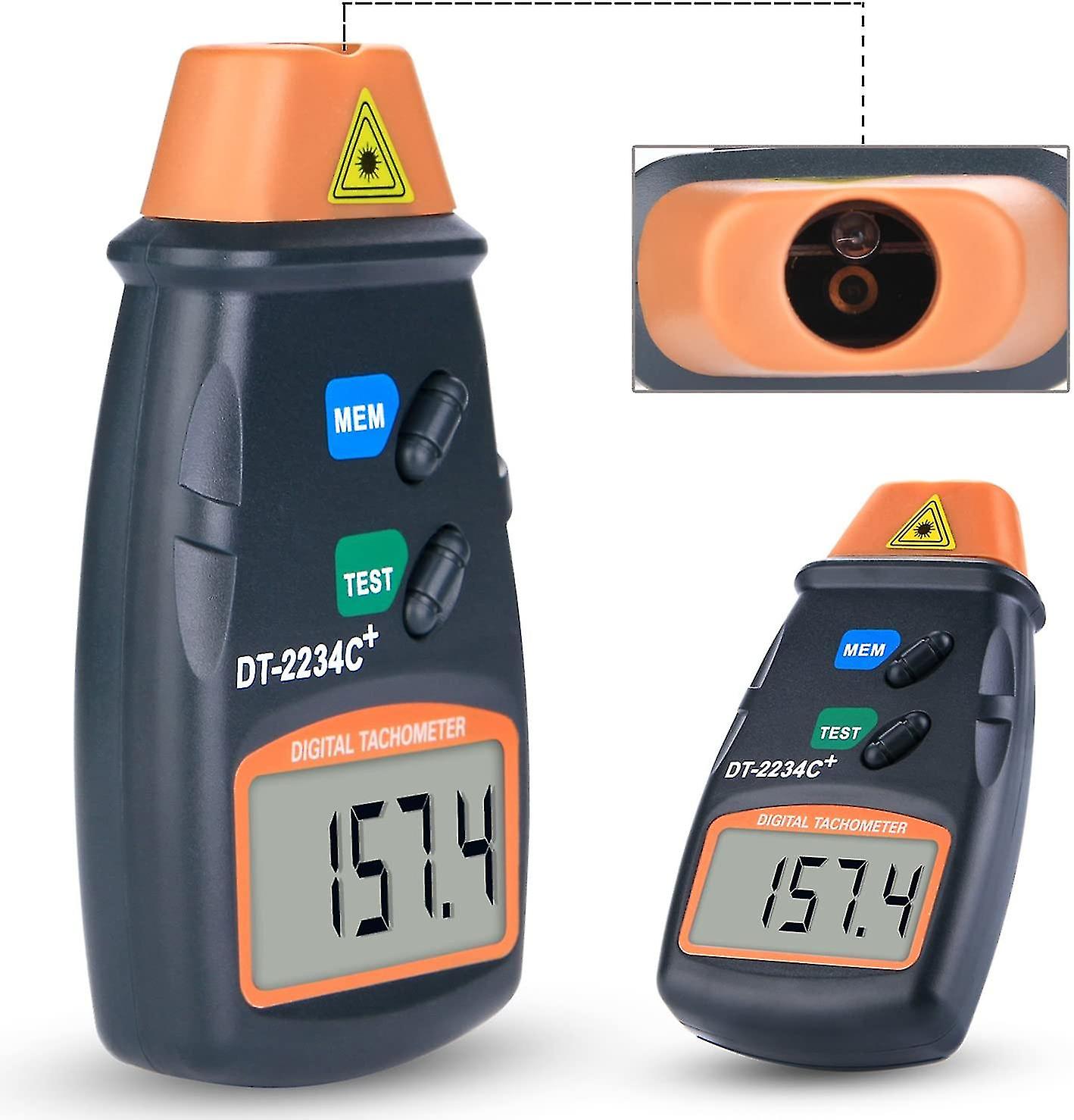 Professional Digital Tachometer, Non Contact Digital Laser Photo ...