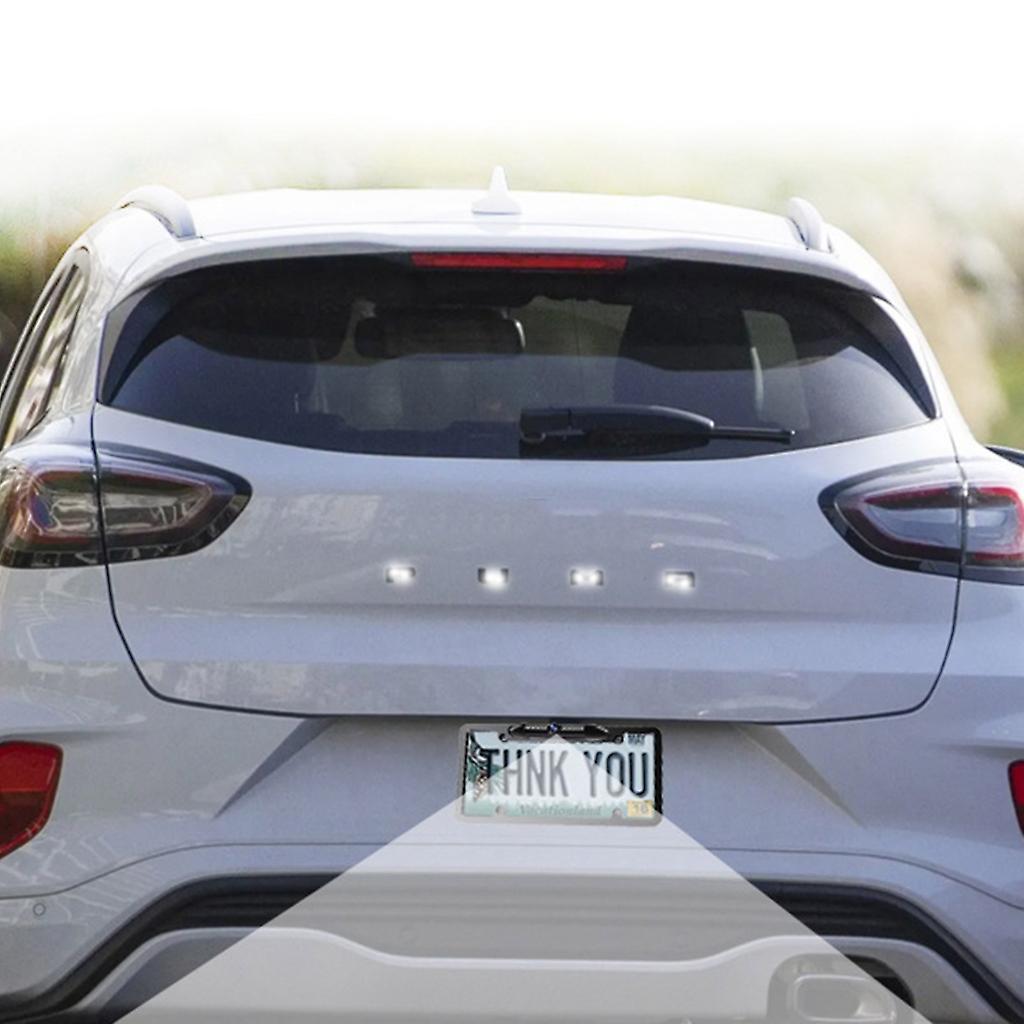 Night Vision Ir Rearview Monitor License Plate Frame Car Reverse Back ...