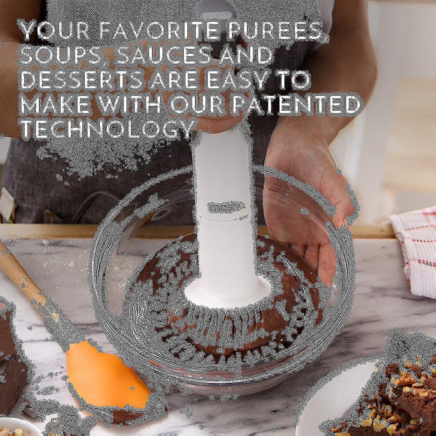 Electric Potato Masher Hand Blender 3-in-1 Multi Tool Blends Purees ...