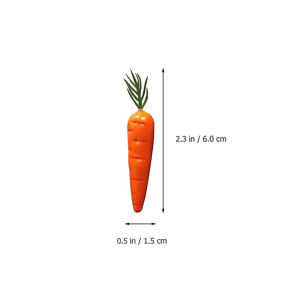 10 Pcs Miniforce Toys Mini Carrot Toy Easter Table Centerpieces ...