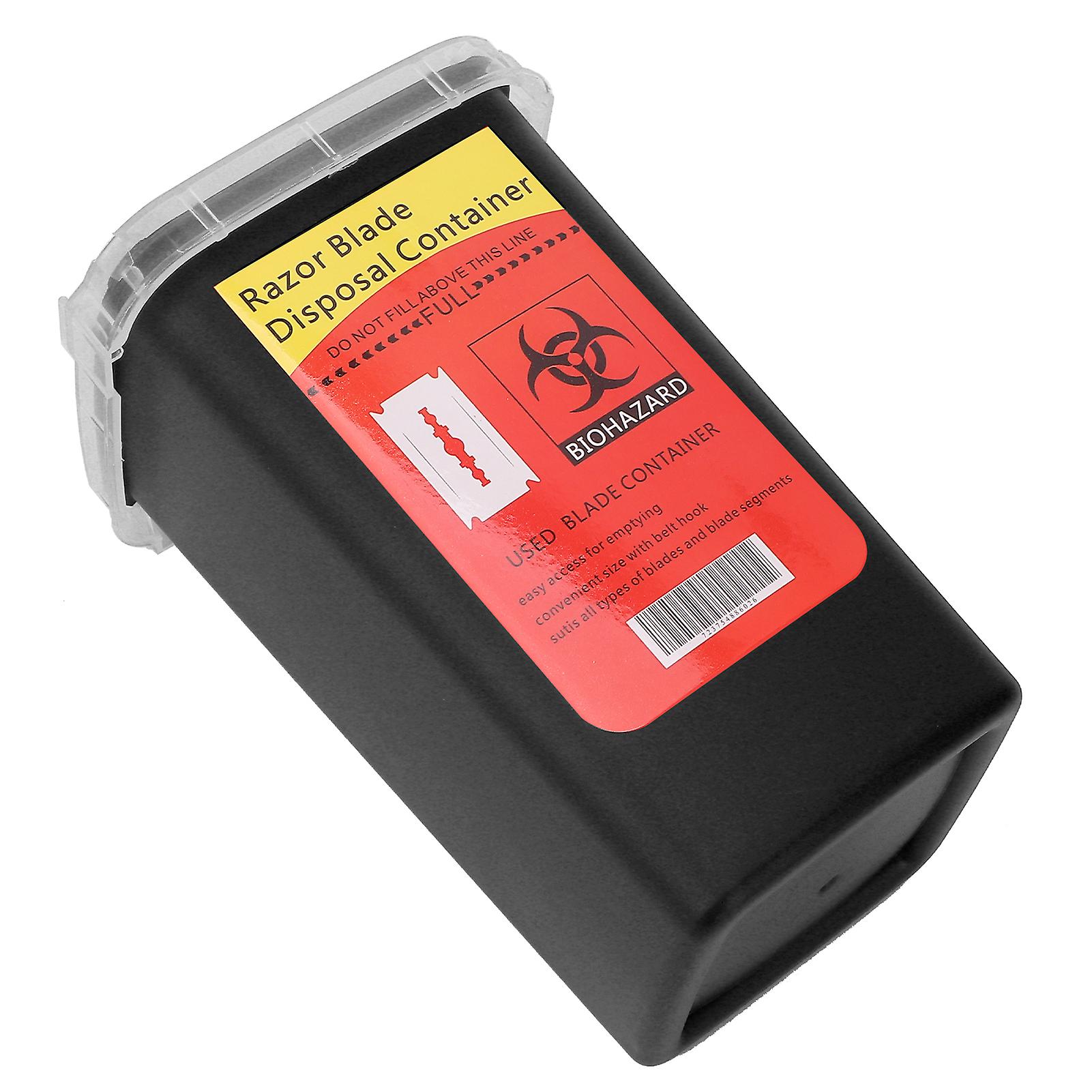 2024 Razor Blades Disposal Case Plastic Waste Blade Syringe Needles ...