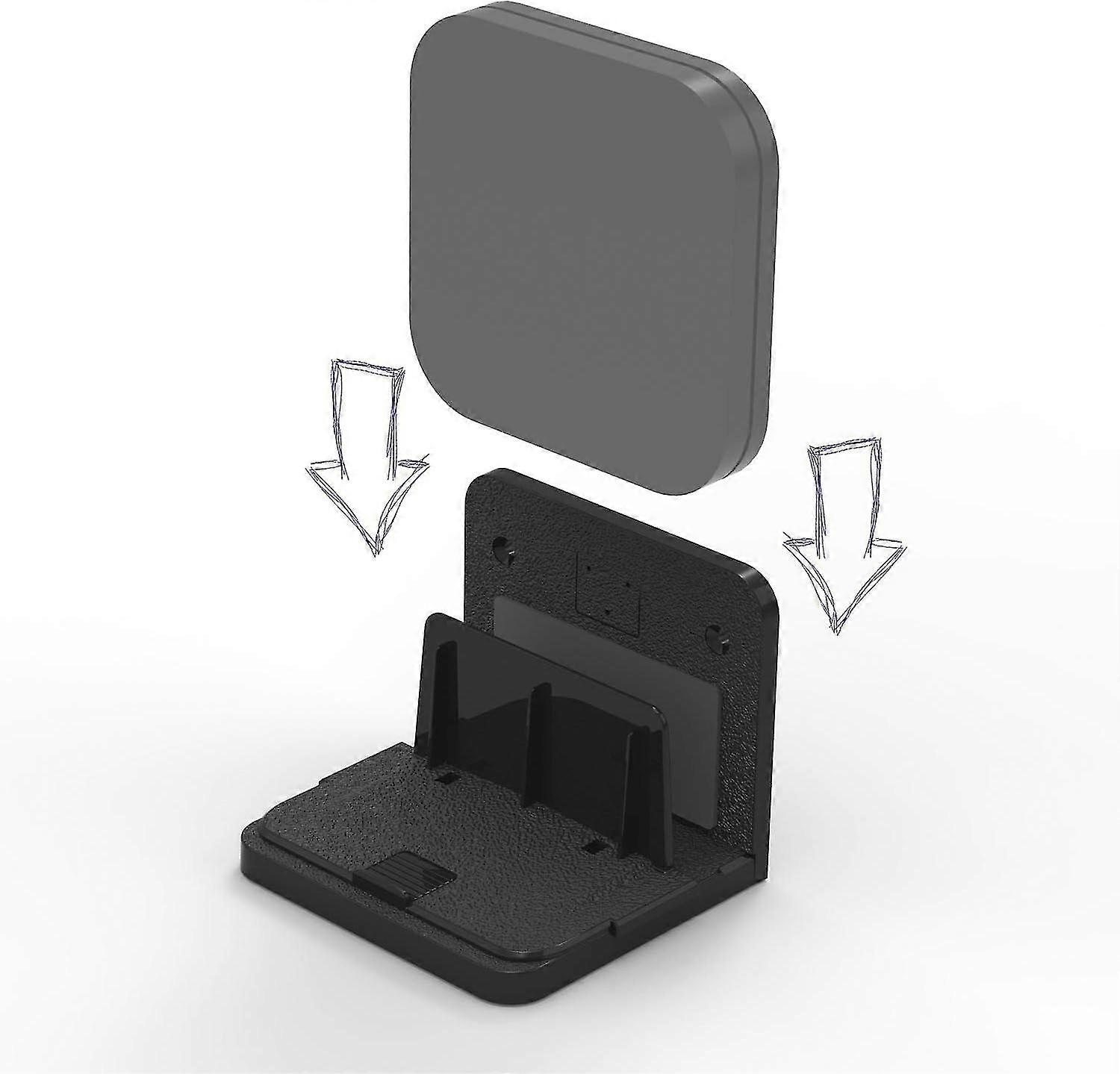 (Black) Universal wall mounted TV box/switch and hub/router/modem ...