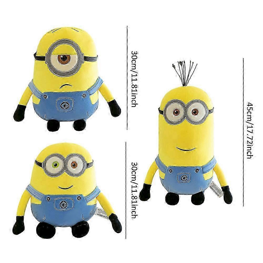 Minions Stuffed Toys Rise Gru Bob Kevin Stuart Large Despicable Me ...