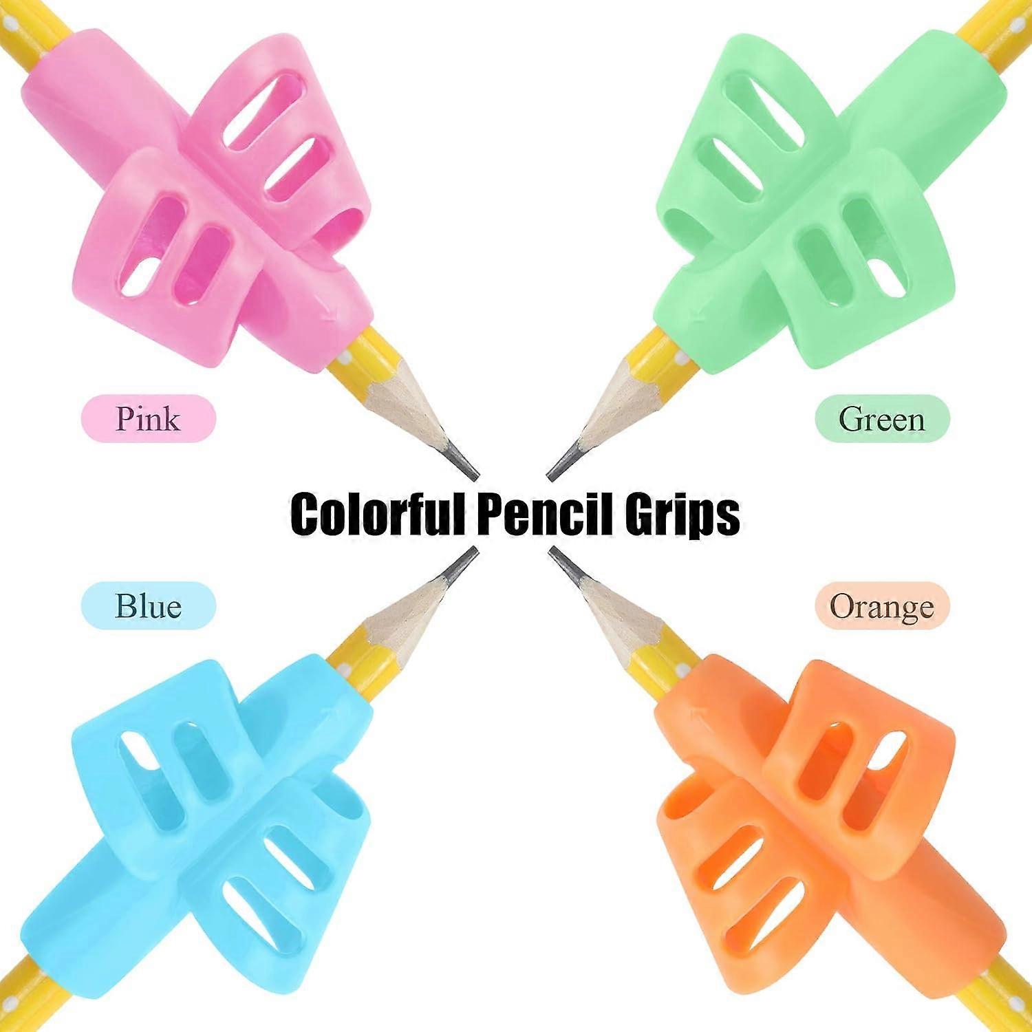 4pcs Pencil Handle-Children's Pen Writing Aid Pen Grip Set Posture ...