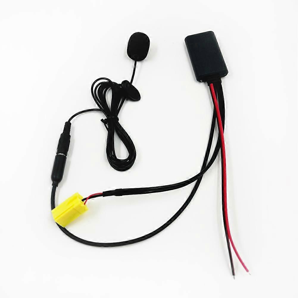 Car Bluetooth 5.0 Aux Cable Microphone Handsfree Mobile Phone Free Calling Adapter for Grande ...