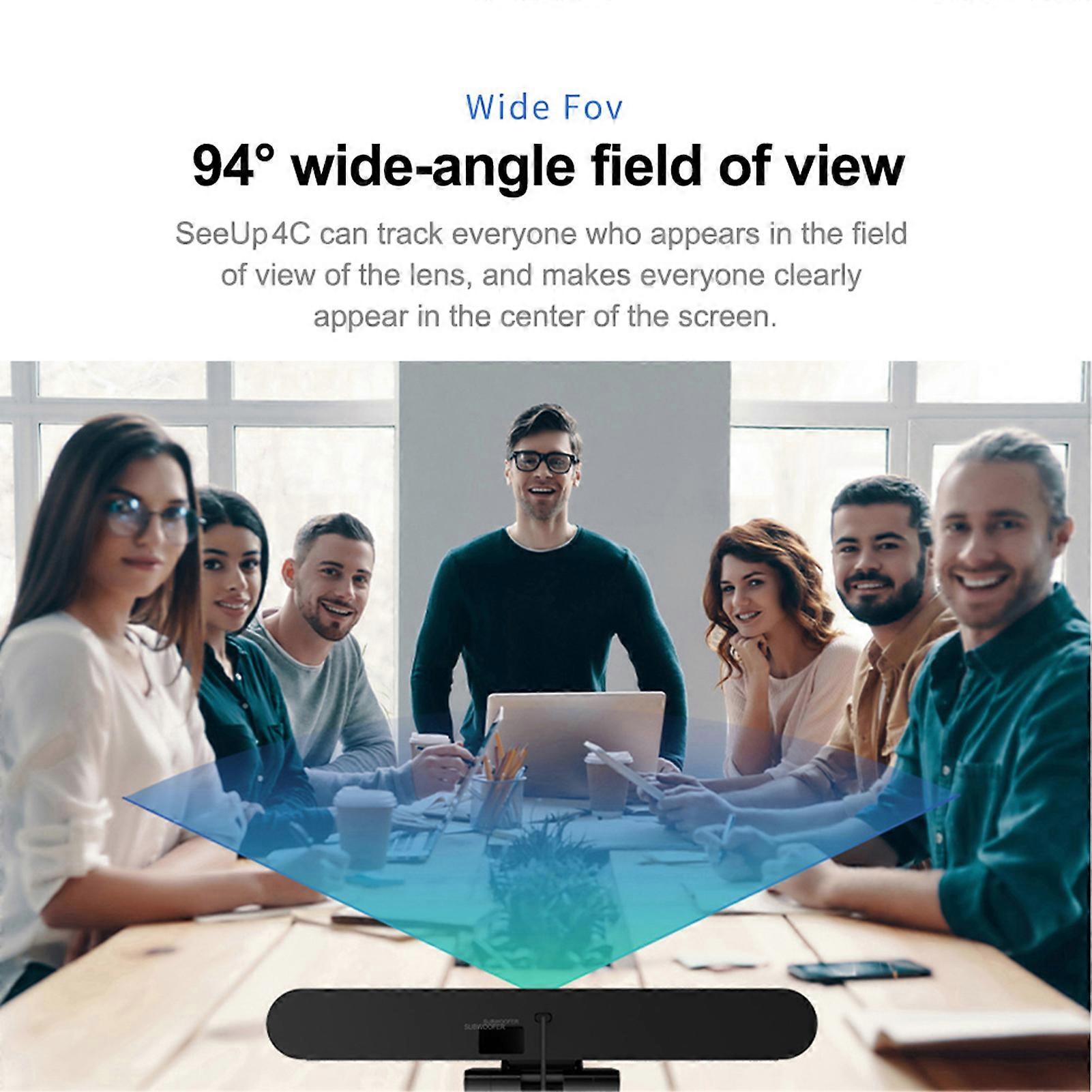 4K Camera USB Webcam HD Video Conference Camera with Microphone and ...