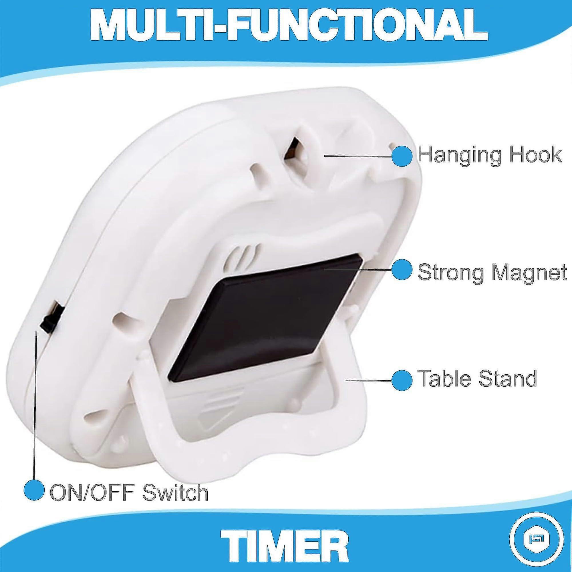 4-pack Magnetic Timers: Versatile Countdown And Stopwatch For Kids ...