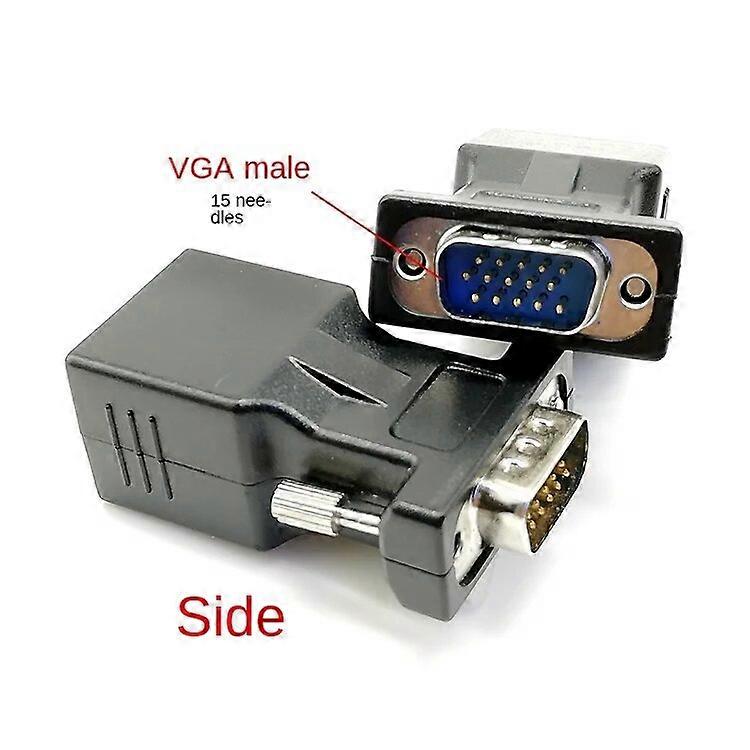 15pin VGA Female To RJ-45 Female Connector Card VGA RGB HDB Extender To ...