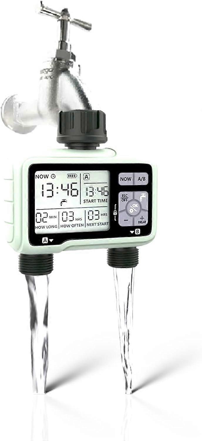 Digital Irrigation Computer with 2 Separate Outputs, Flexible and Easy ...