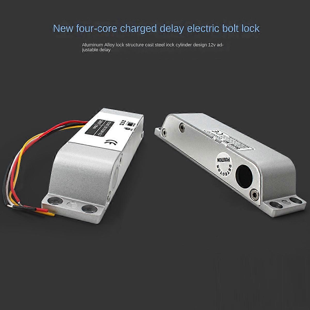 Electric Drop Lock 4 Wires DC12V Electronic Mortise Locks Wooden Door ...