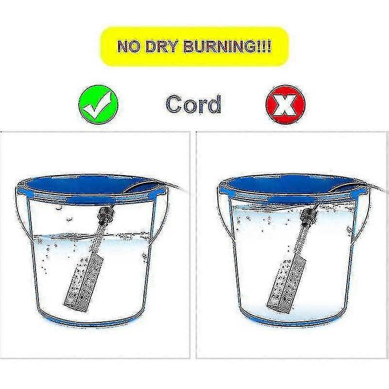 2500w Immersion Heater, Pool Heater Automatic Timer, Safe Pool Heating ...