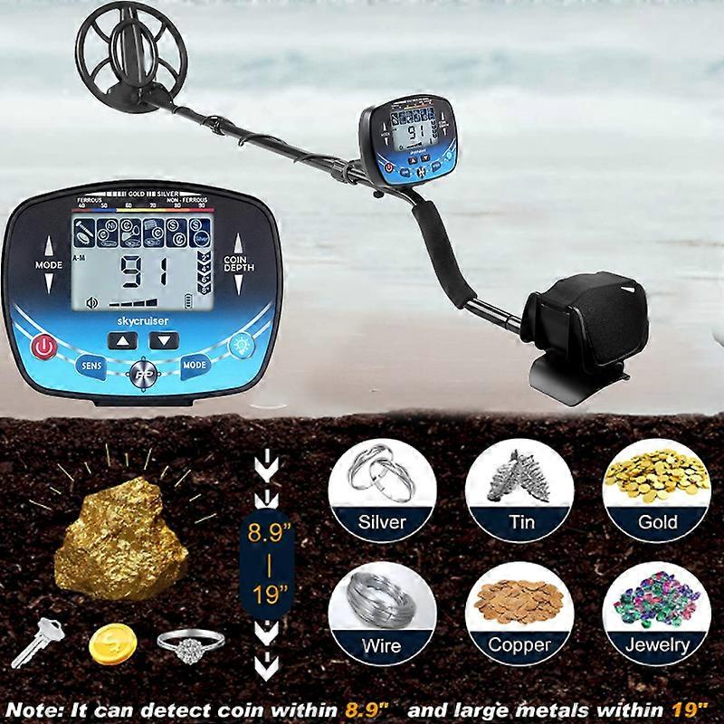 MD910B Metal Detector Underground Professional Depth 2.5m Search Finder ...