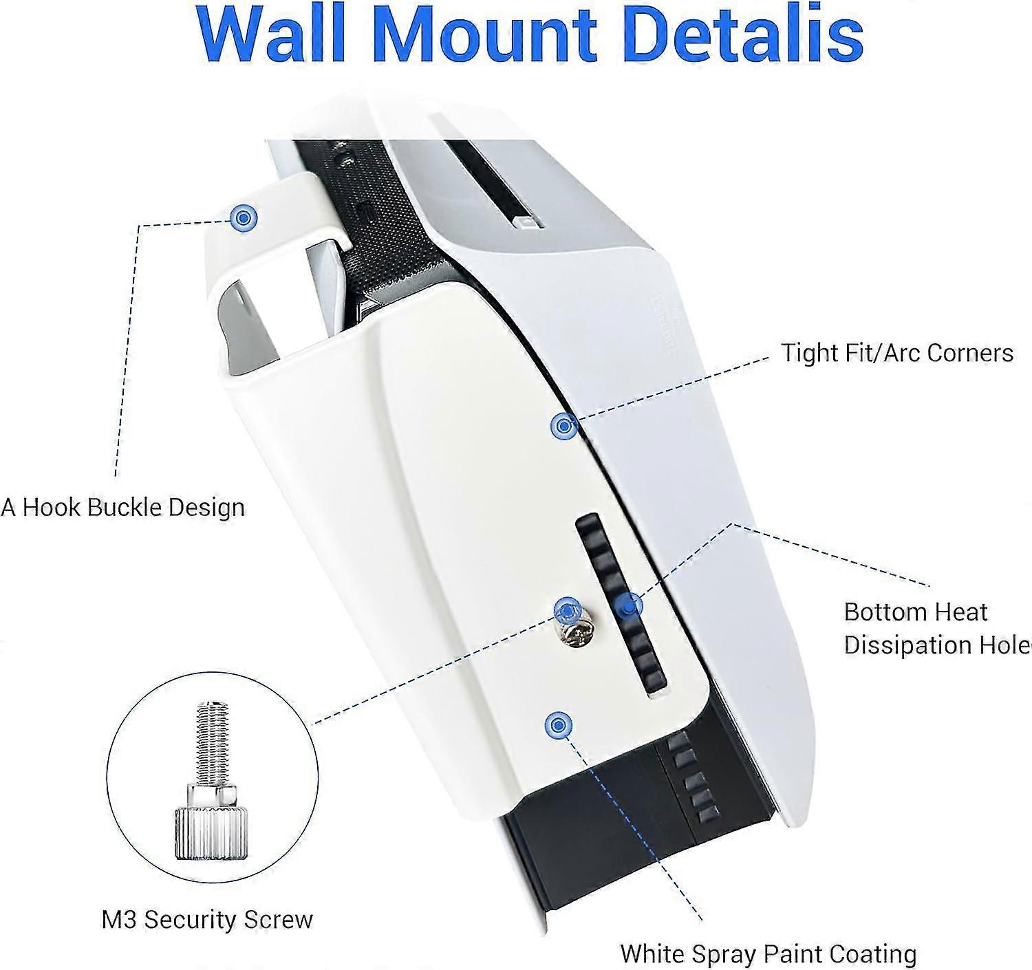 Aluminum Wall Mount for Playstation 5 Slim Digital Edition & Disc ...