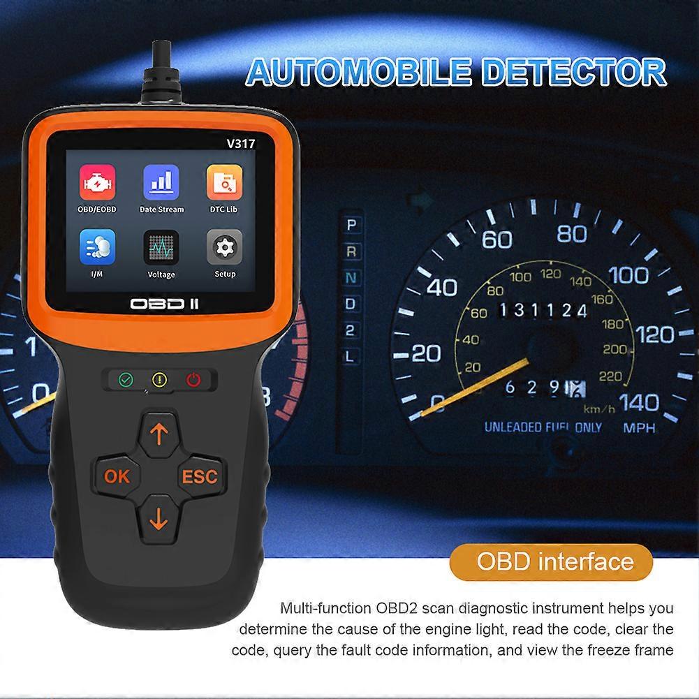 OBD2 Scanner Check Engine Analyzer Fault Light Code Reader Car ...