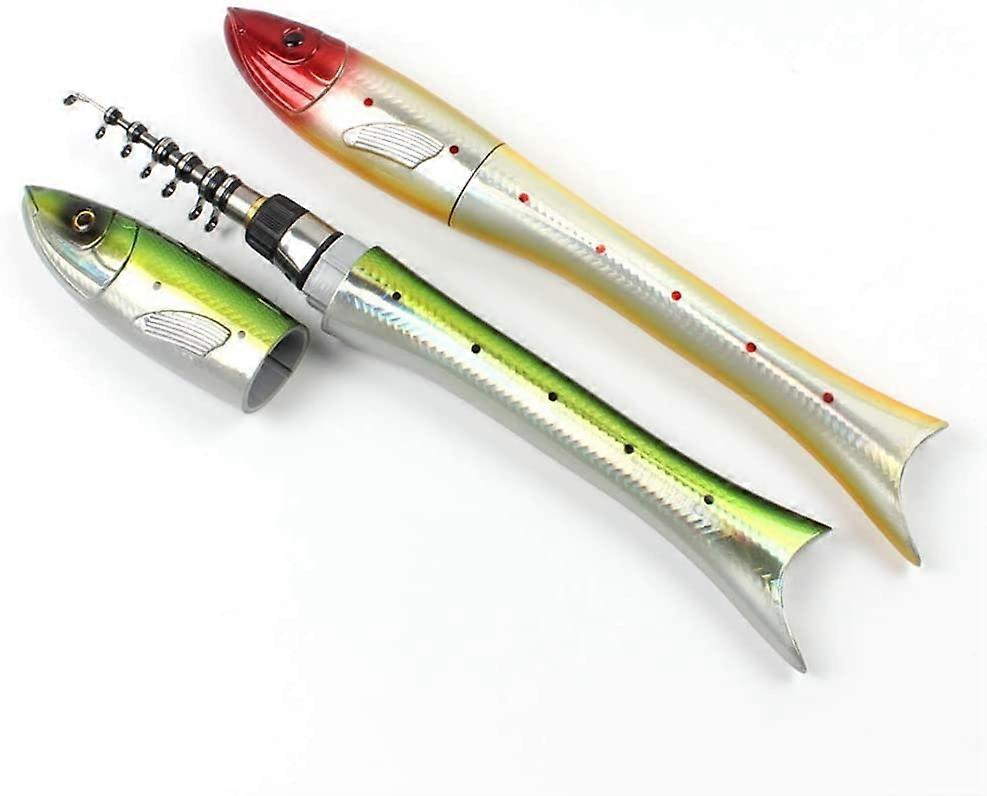 1.6M Fishing Rod Reel Combination Kit, Advanced Mini Pocket Foldable ...