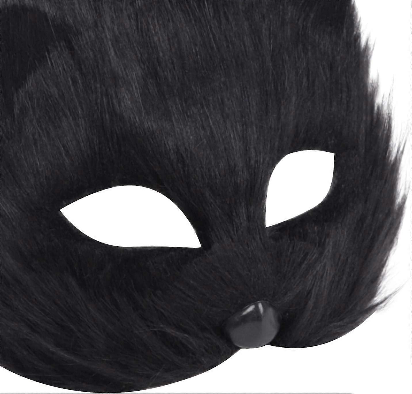 Halloween Artificial Fox Mask Animal Elegant Cosplay Mask for Halloween ...
