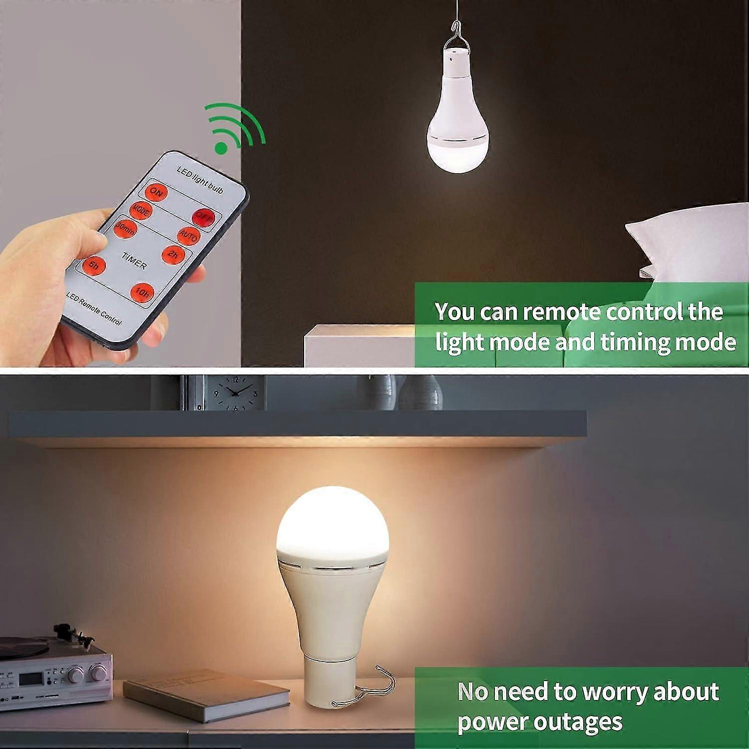 USB Rechargeable LED Light Bulbs, Afoskce Portable Camping Light with ...