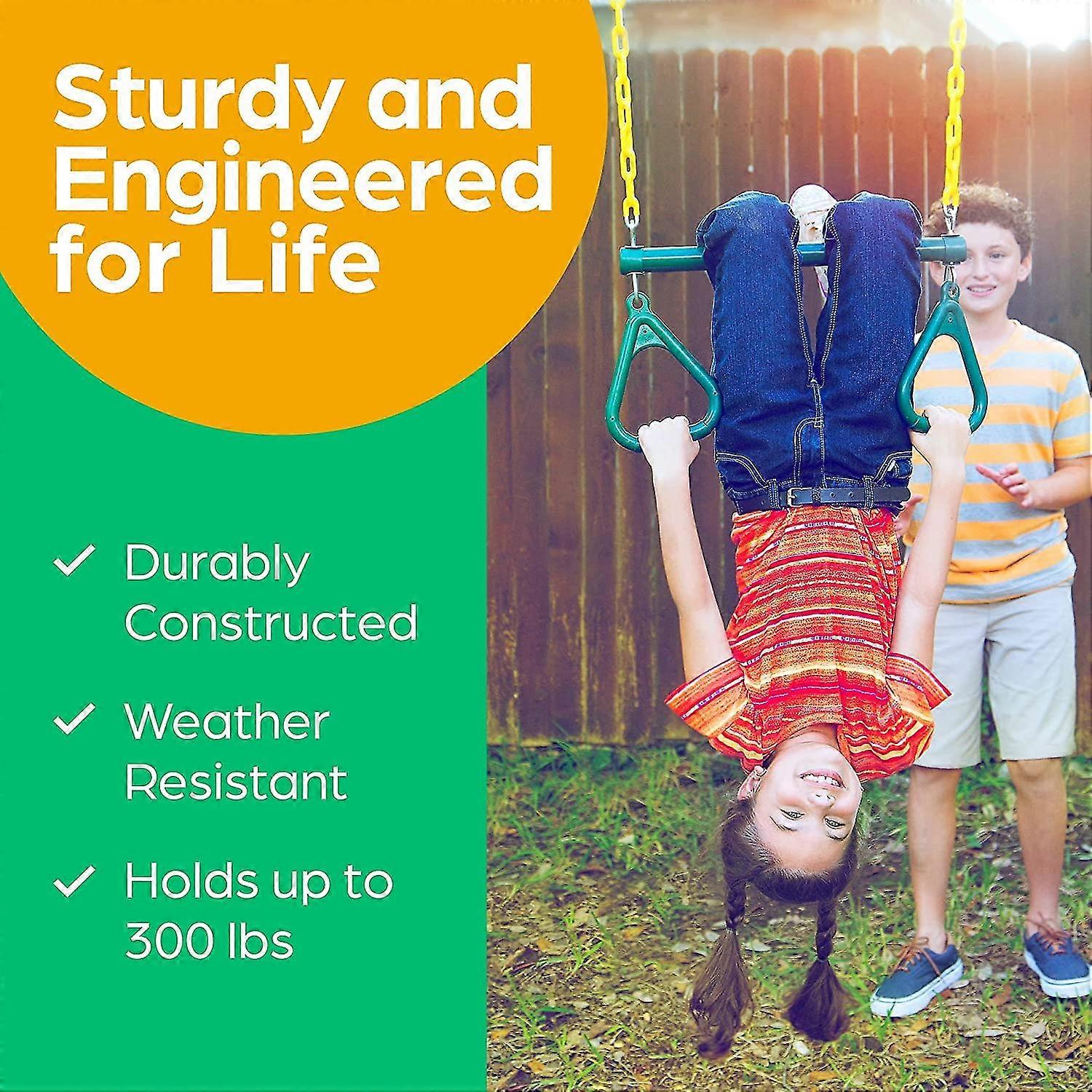 48'' Heavy Duty Chain Swing Set With Accessories And Locking Carabiner ...