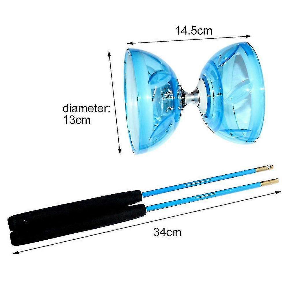 Professional Bearing Diabolo Set Toy High Speed Soft Juggling With Rope ...