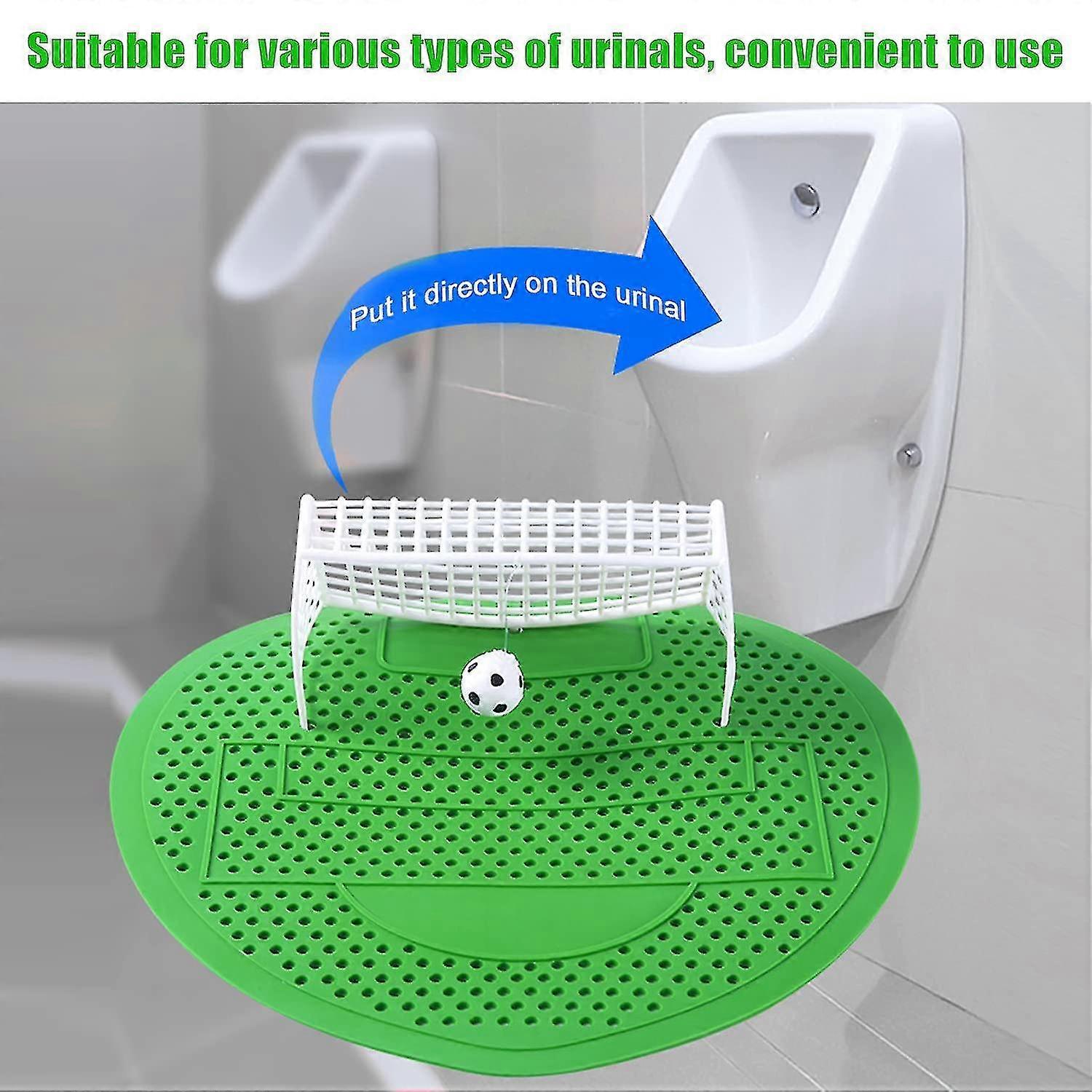 2pcs Urinal Screens, Football Goal Urinal Strainers, 18.5 X 18.5 Cm ...