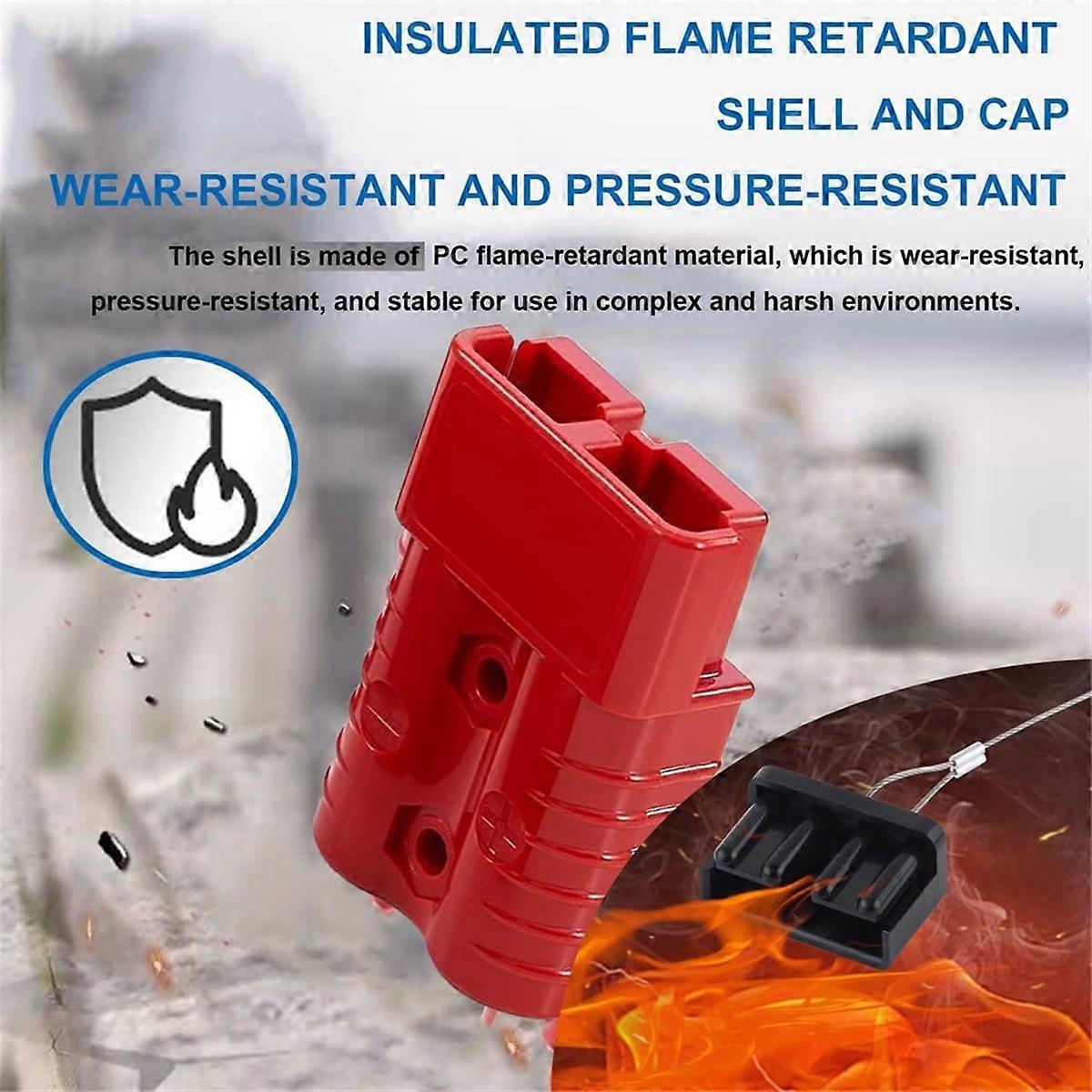 2Pack 175Amp Battery Quick Connect Plugs and Connectors1/0-4 Gauge ...