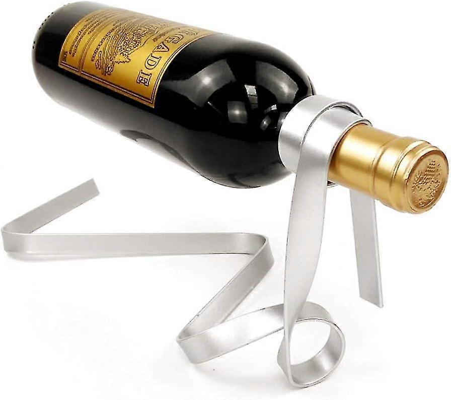 Suspended Ribbon Wine Rack Magic Floating Wine Bottle Holder Novelty ...