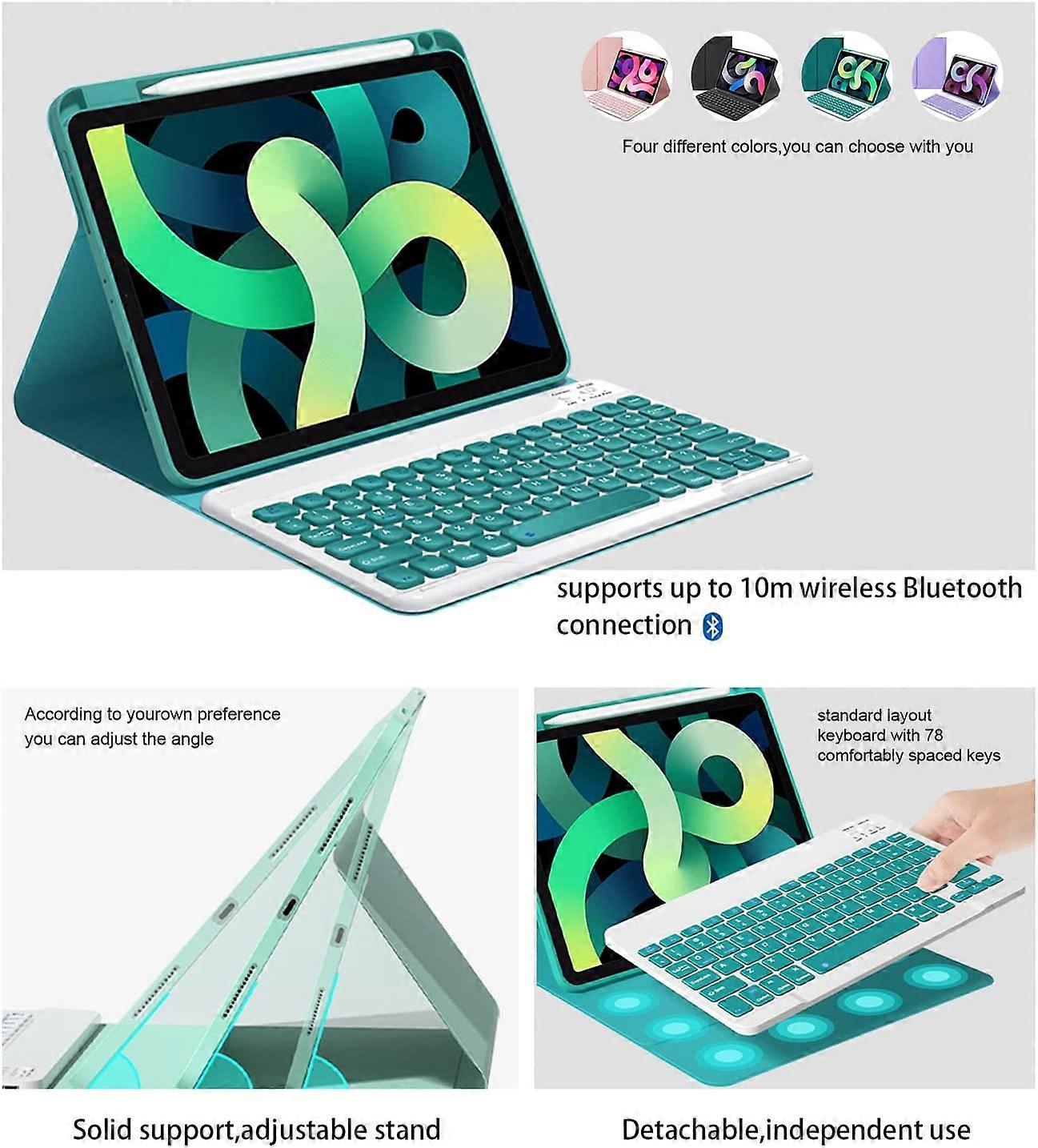 Case Keyboard Compatible with iPad 10.2" 9th Generation Case with ...