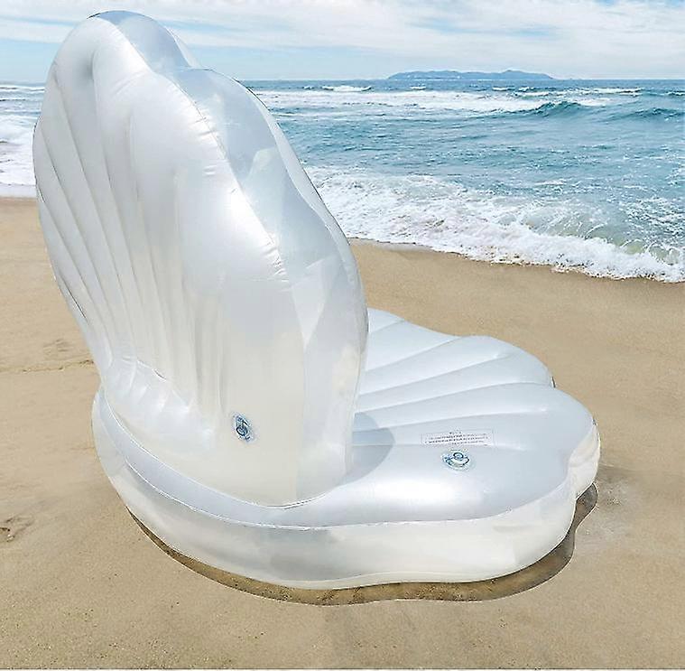 Large inflatable pool shell with pearl ball, summer beach party | Fruugo UK