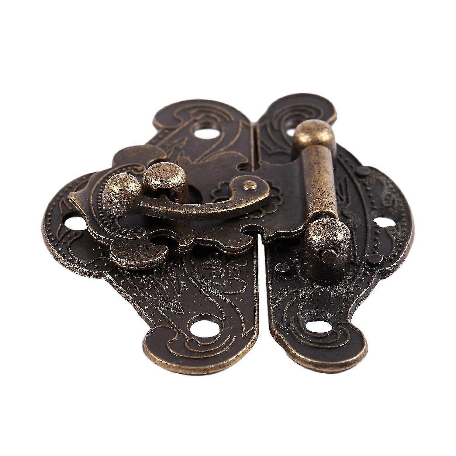 Antique Retro Vintage Decorative Latch Wooden Jewelry Box Hasp Pad ...