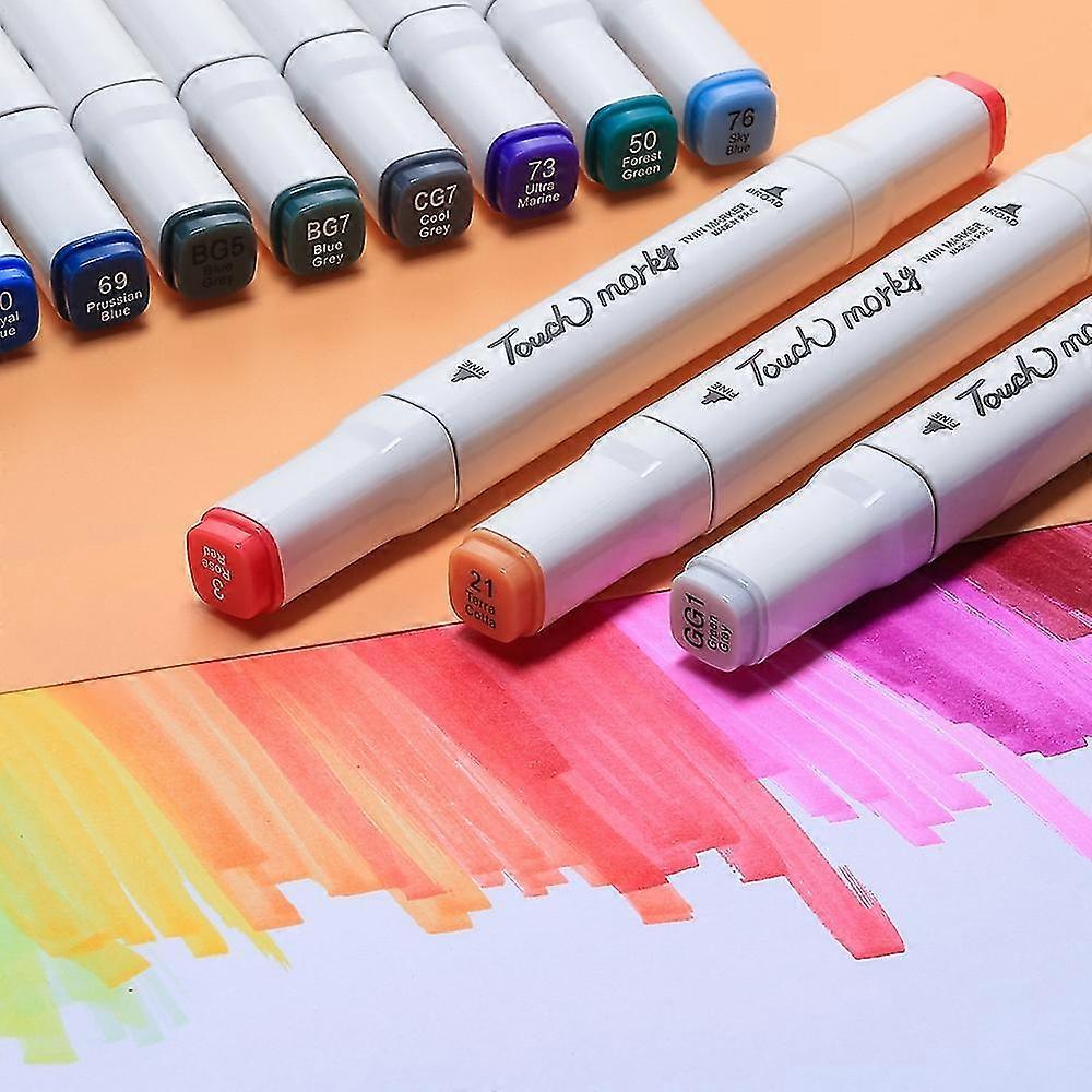 Mark Pen 36/48/60/80/168 Colors Art Markers Manga Sketching Markers ...