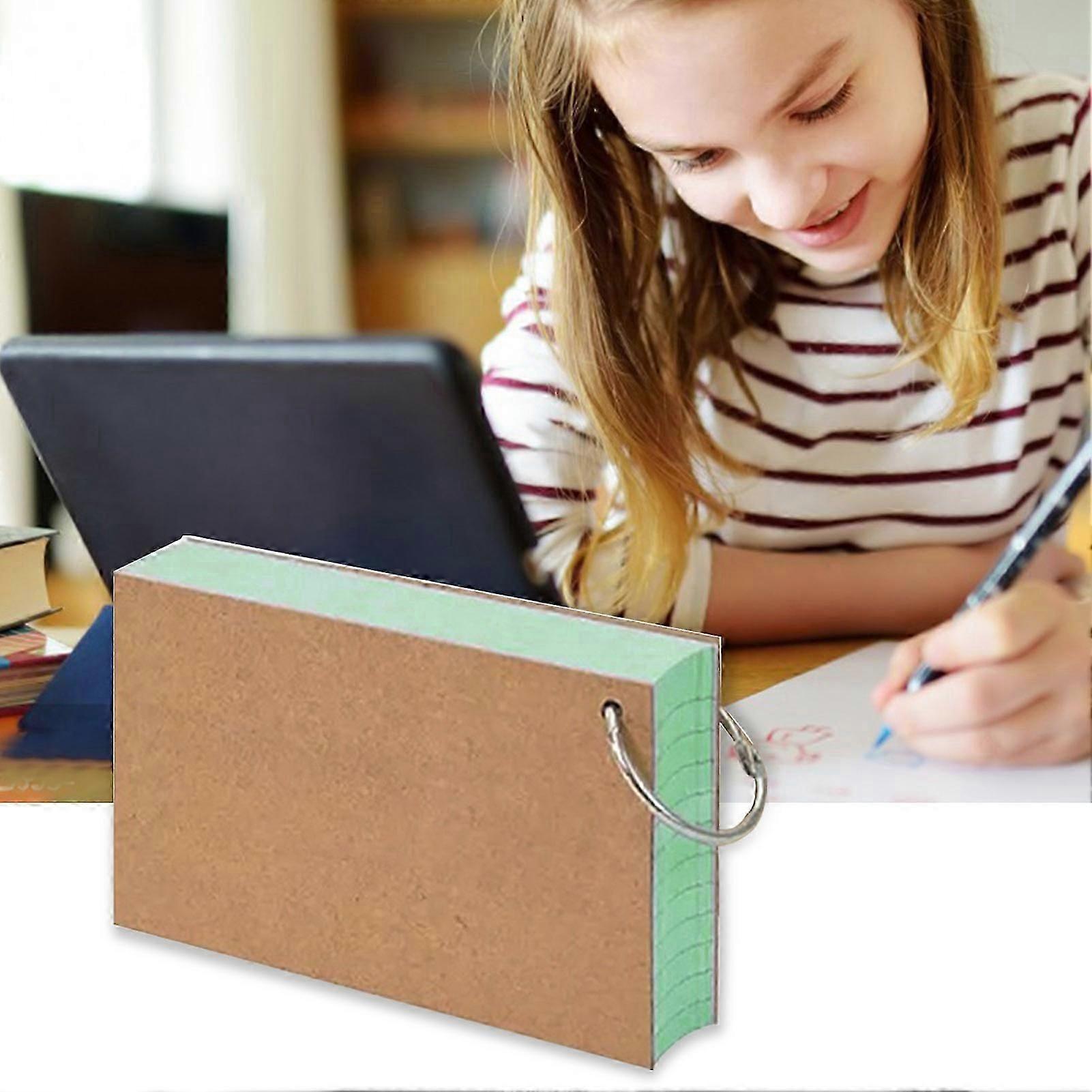 Colored Index Cards Flash Cards with Metal Ring Smooth Writing ...