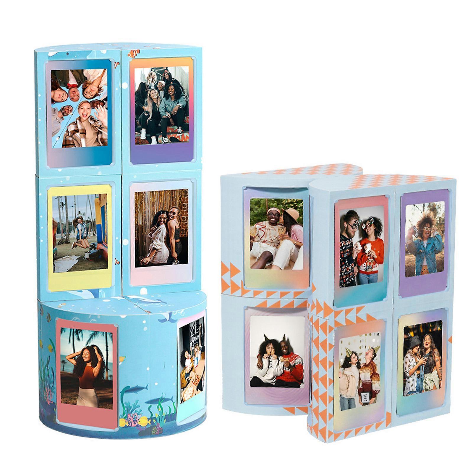Changeable and Creative Photo Frame Cube Photo Frame for 3" Picture ...