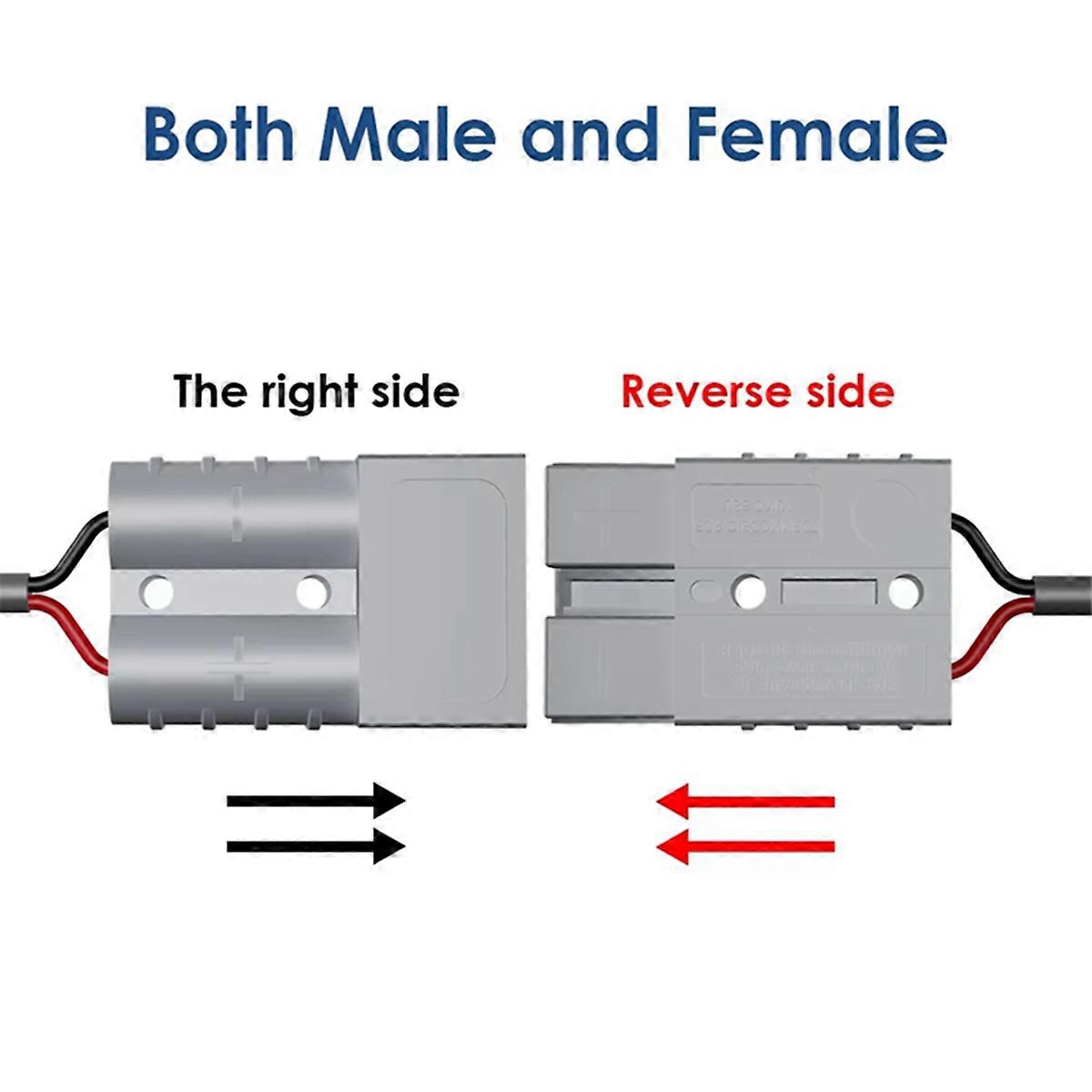 For Starlink Mini Connetor Plug to Anderson Plug 50A DC Power Cable B ...
