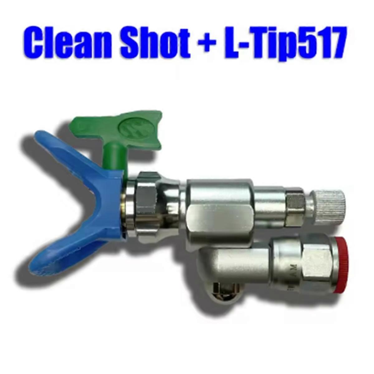 Clean Jet Valve Block with Nozzle Closed Airless Spray Adapter Spray ...